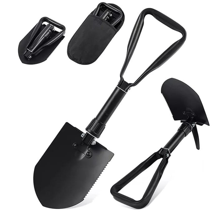 Mini Pelle Multifonctionnelle en acier de Camping - Yamcoo