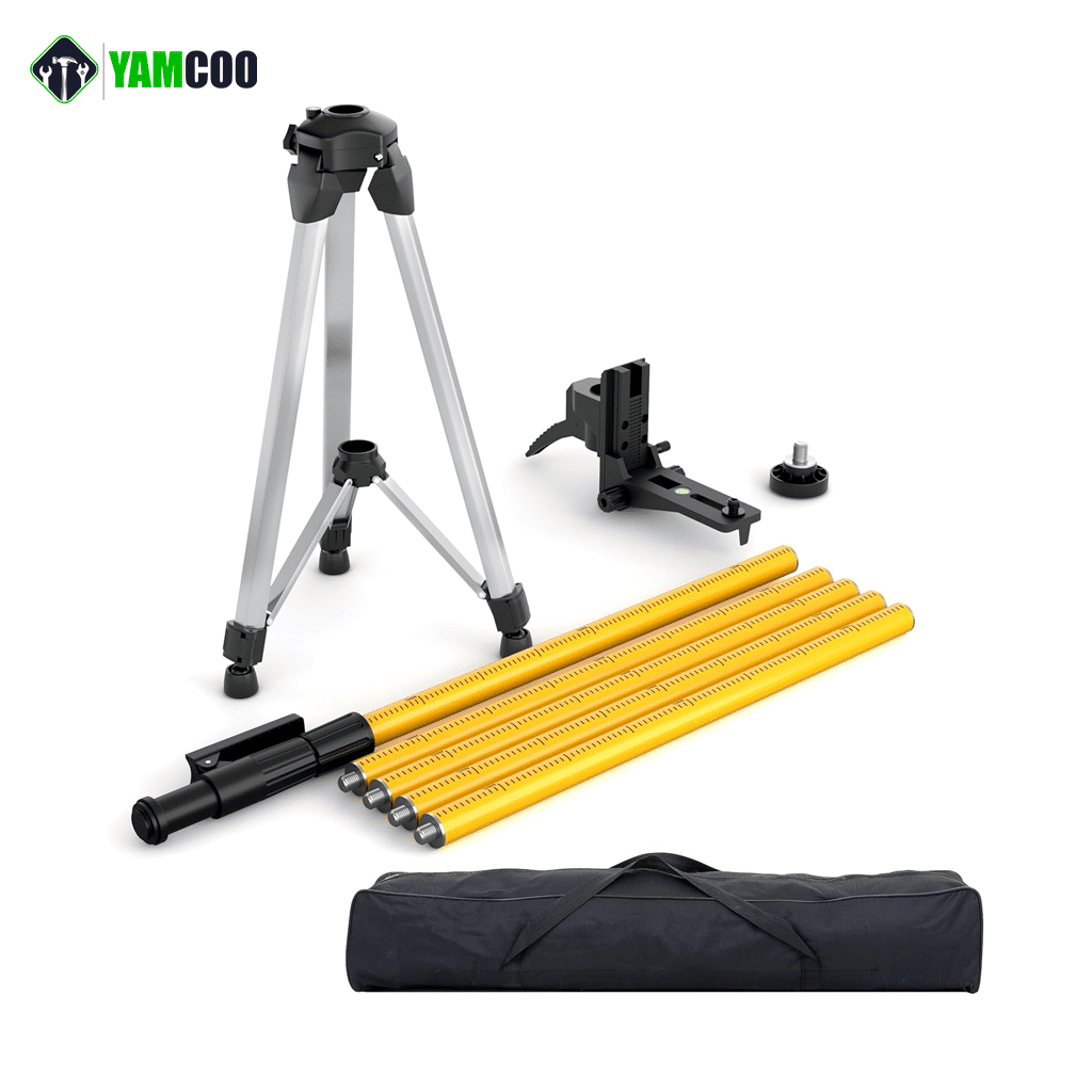 Trépied Et Perche Télescopique 4.2M Industriel Pour Niveau Laser – Yamcoo